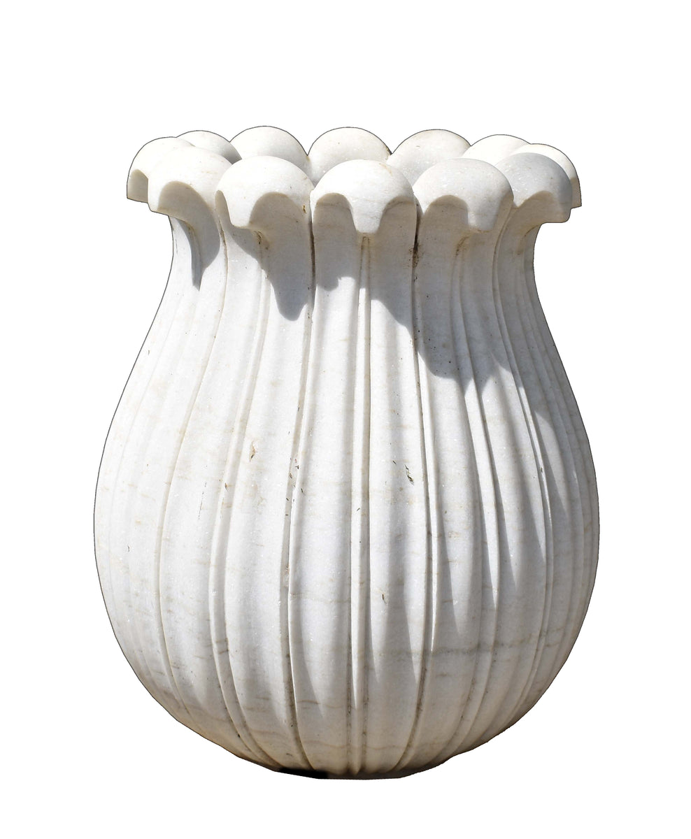 Marble Long Pot // Pot Long en Marbre – Design Zola