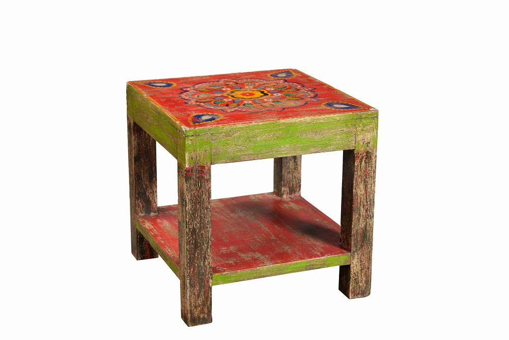 [[Small hand painted table///Petite table peinte à la main]] – Design Zola